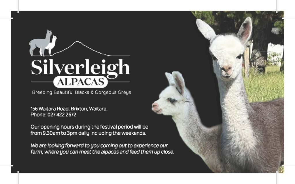 Silverleigh Alpacas - Taranaki Fringe Garden Festival