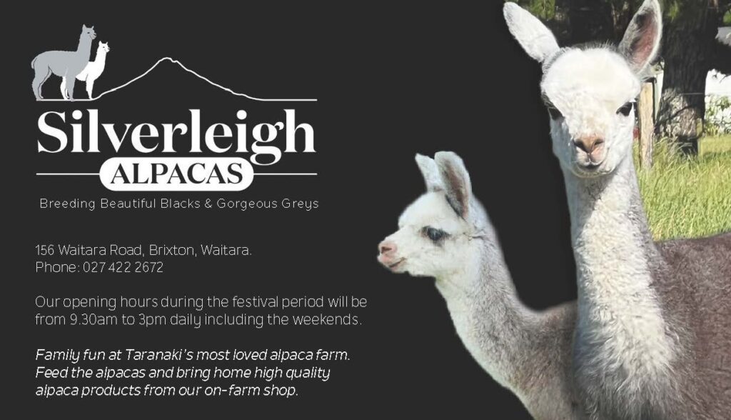 Silverleigh Alpacas - Taranaki Fringe Garden Festival